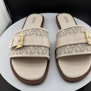 MICHAEL Michael Kors | Shoes | Michael Kors Womens Mandy Slide Sandals ...